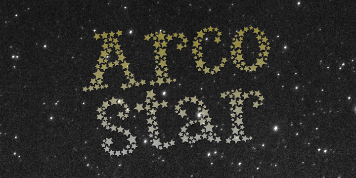 @ Download Arco Star™ Fonts | Listen To Typography Art