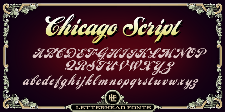 LHF Chicago Script Font | Webfont & Desktop | MyFonts