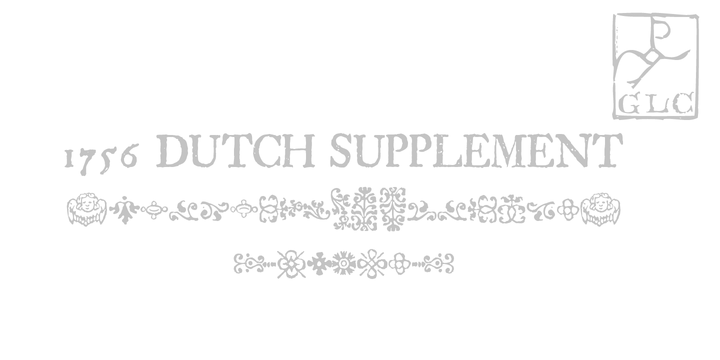 1756 Dutch Font | Webfont & Desktop | MyFonts