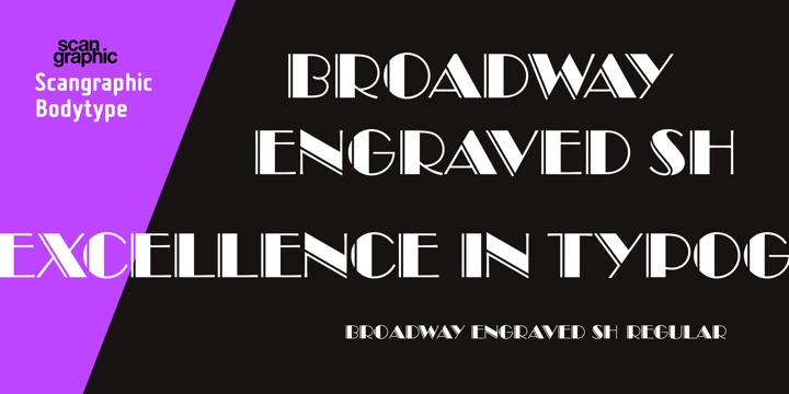 broadway lights - abstract fonts - download free fonts