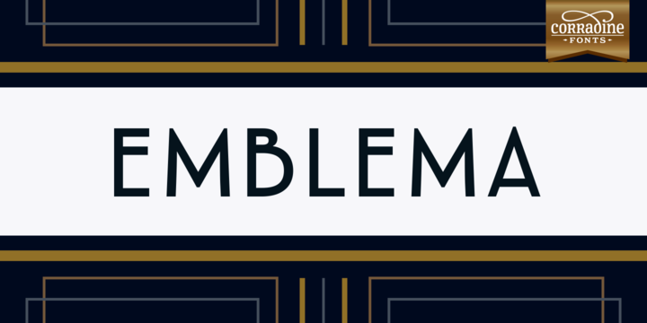 emblem - Abstract Fonts - Download Free Fonts
