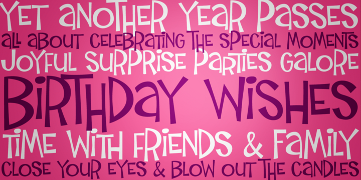 21st birthday - Abstract Fonts - Download Free Fonts