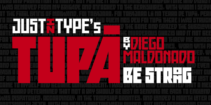 Tupac Logo Font