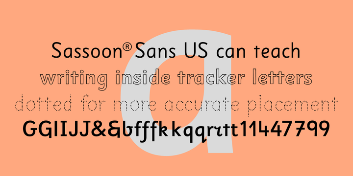 sassoon primary dotted - Abstract Fonts - Download Free Fonts