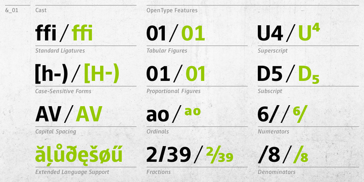 Cast Font | Webfont & Desktop | MyFonts