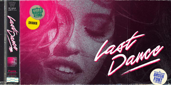 dirty dancing fonts - abstract fonts - download free fonts
