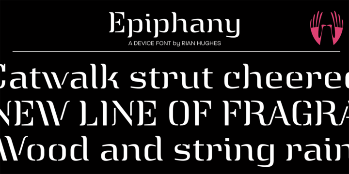epiphone logo - abstract fonts - download free fonts