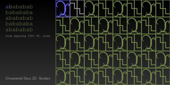 Ornamental Deco 2D Font | Webfont & Desktop | MyFonts