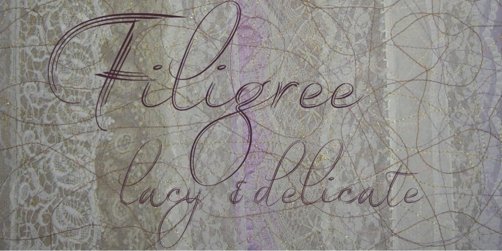 Filigree Font | Webfont & Desktop | MyFonts