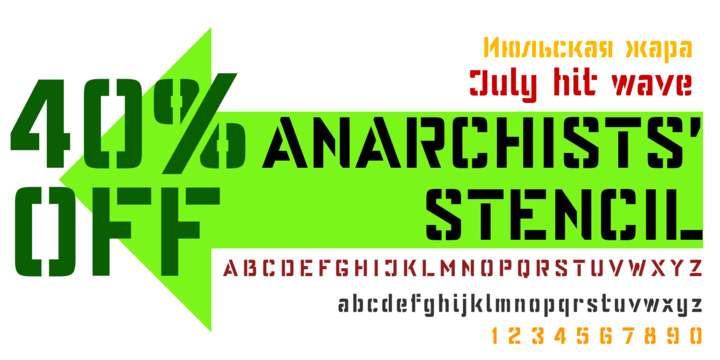 Anarchists Stencil Font | Webfont & Desktop | MyFonts