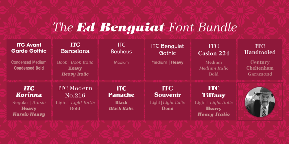 Ed Benguiat Font Bundle « MyFonts