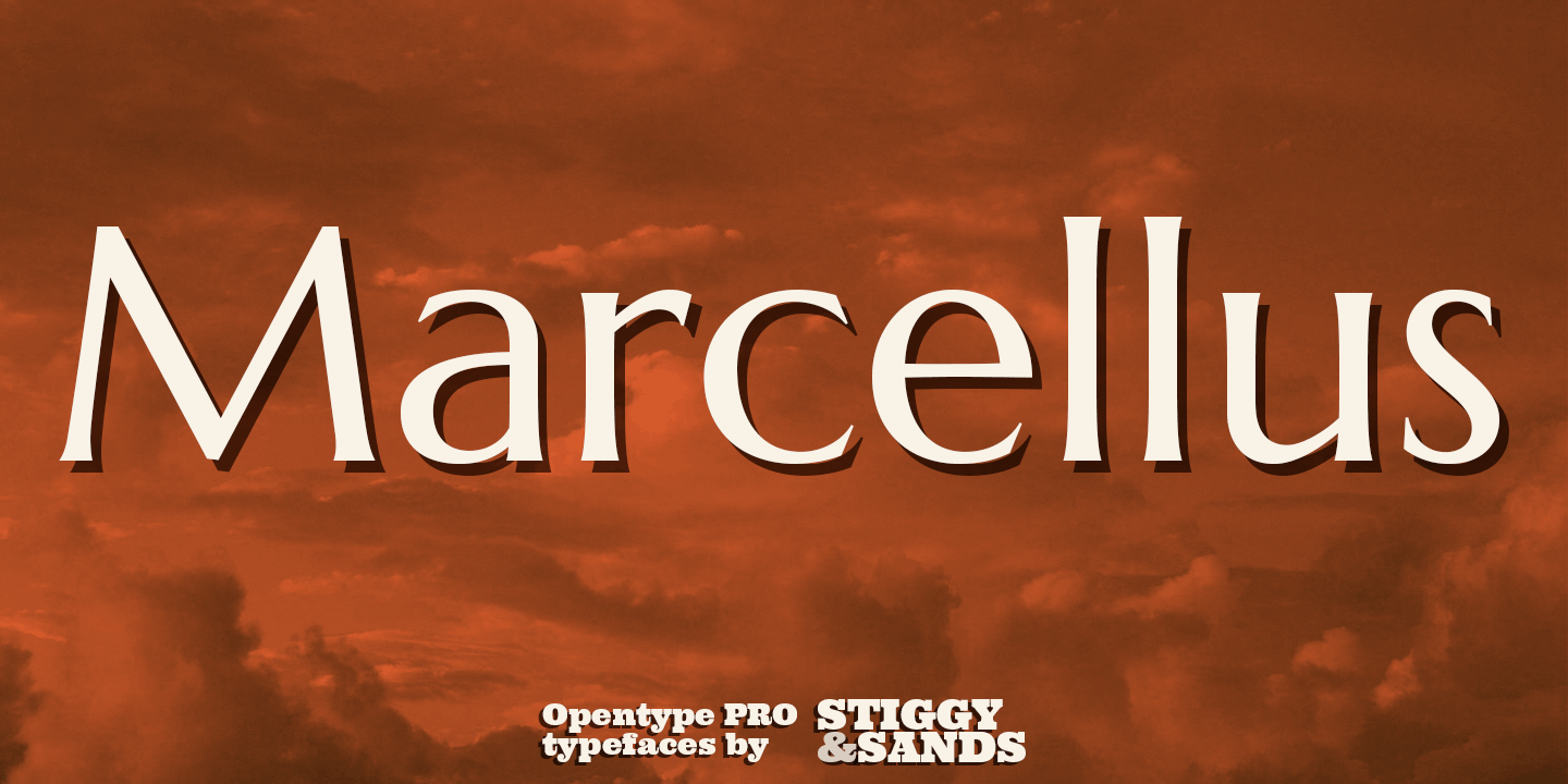 Marcellus Pro Premium Font - Urban Fonts